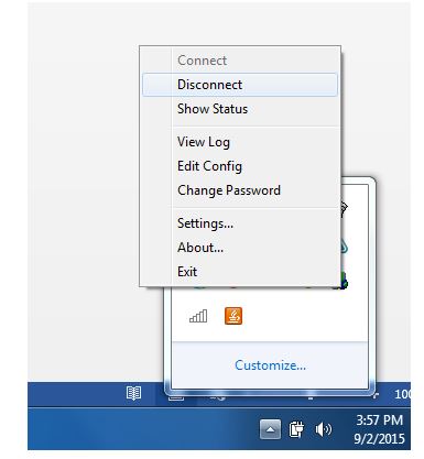 Connecting to OHU VPN/Disconnecting from OHU VPN – One Hope United